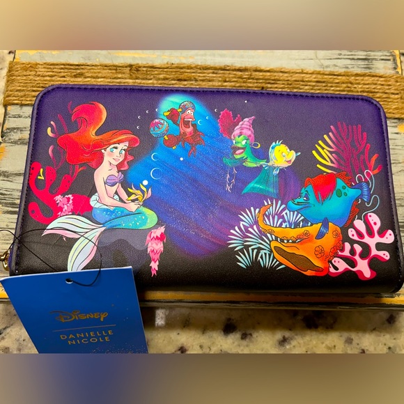 Danielle Nicole | Bags | Nwt Disney Little Mermaid Aerial Wallet By ...